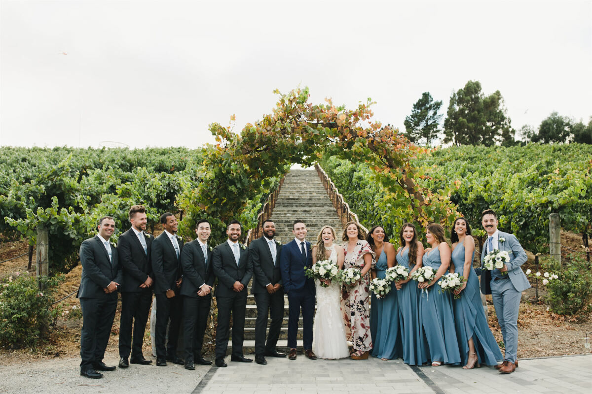 San Francisco Area Weddings Nella Terra Cellars Amanda And Chris