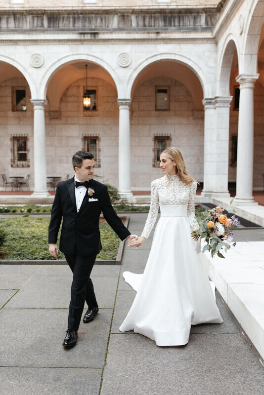 Boston Area Weddings | Boston Public Library | Hannah & Timothy